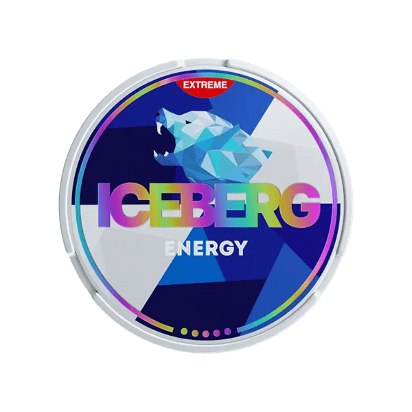 Iceberg Energy – 50mg/g Nicotine Pouches | Energy Drink Flavor & Ultra ...