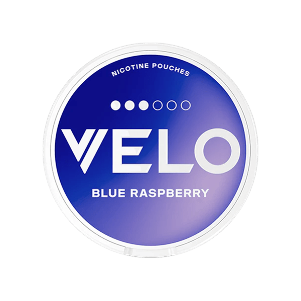 VELO Blue Raspberry 8mg – Sweet & Tangy Nicotine Pouches – Snuscrew
